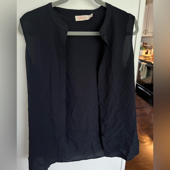 Tory Burch | Tops | Tory Burch Button Up Tank | Poshmark
